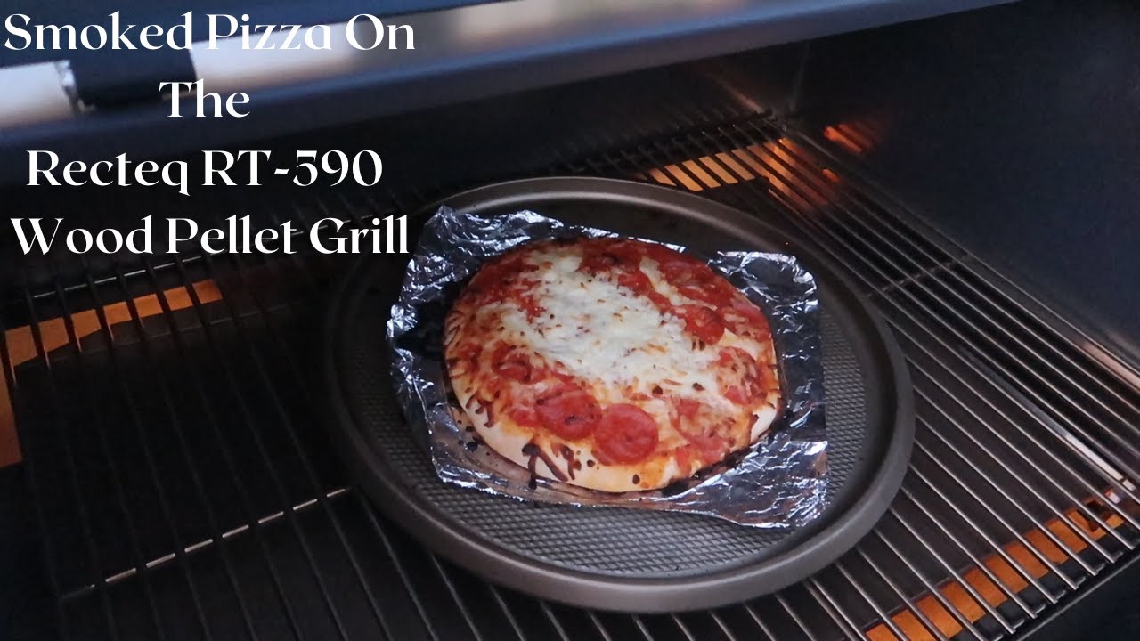 Smoked Pepperoni Pizza | Recteq RT-590 Wood Pellet Grill - YouTube
