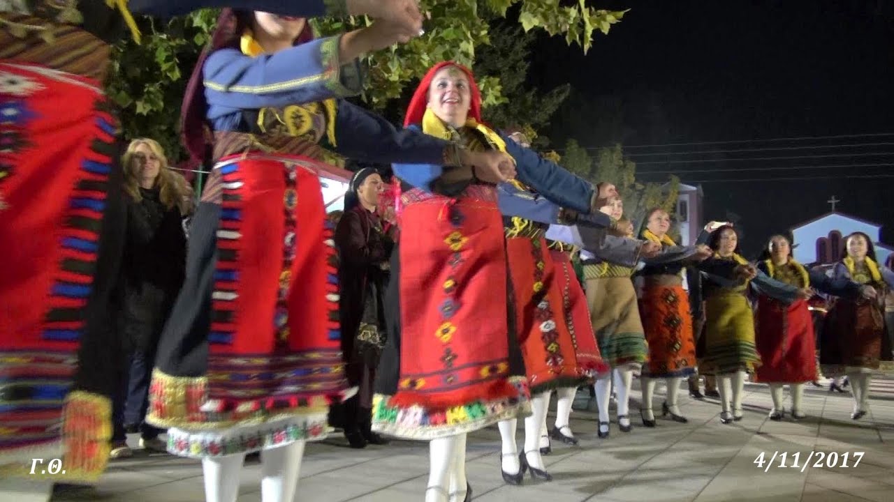 Χοροί Θράκης στην γιορτή κρασιού Νέας Μεσημβρίας "2017" - YouTube