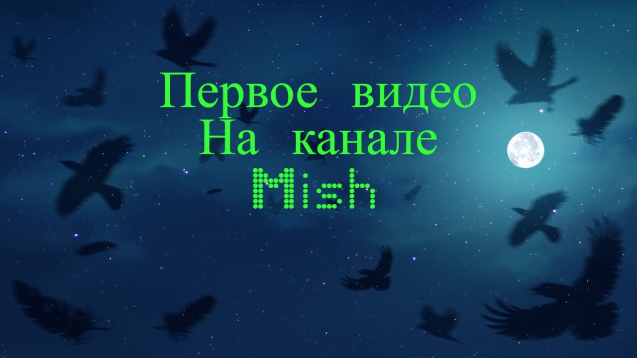 ПЕРВОЕ ВИДЕО НА КАНАЛЕ Mish! - YouTube