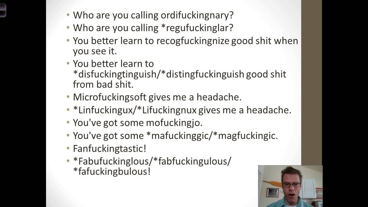 English Infixation - YouTube