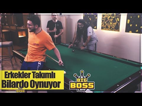 BigBossLayf Erkekler Takımlı Bilardo Oynuyor