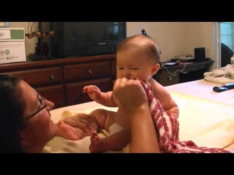 Mommy Nibbling on Nadia'a Piggies