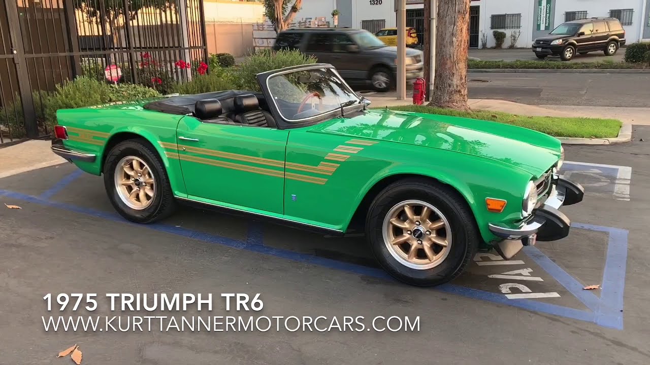 1975 Triumph TR6 - YouTube
