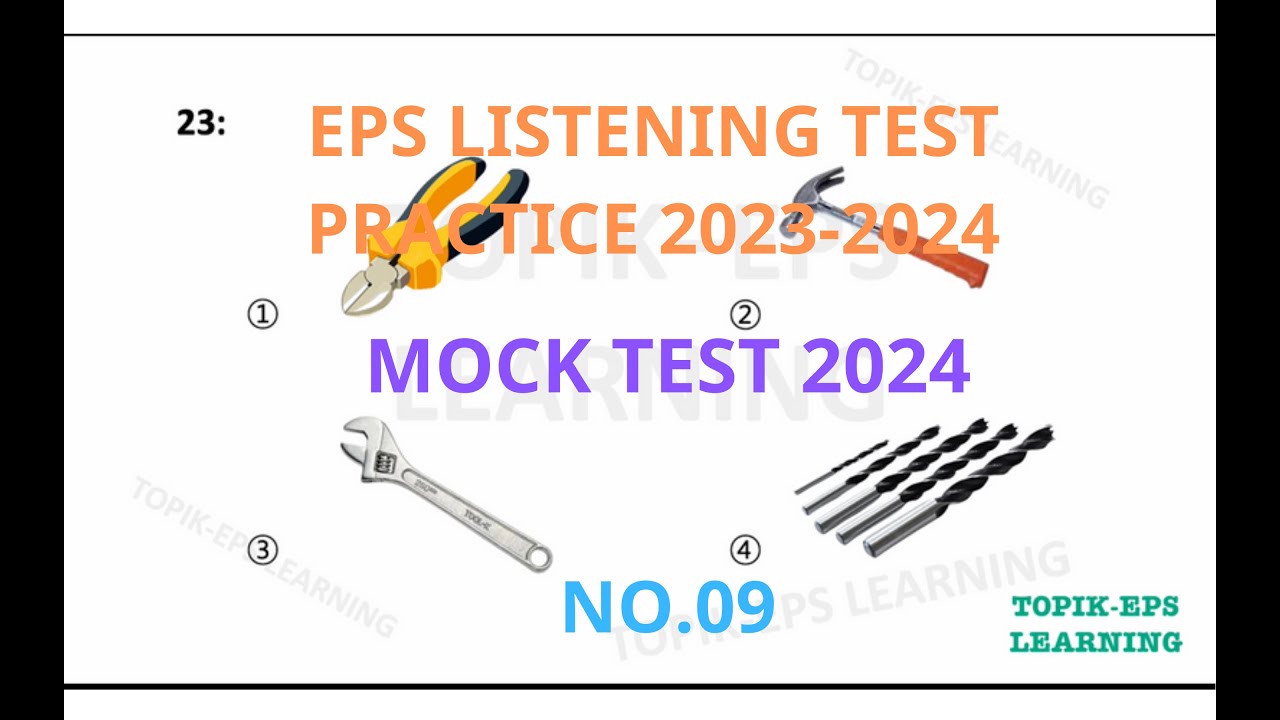EPS TOPIK LISTENING TEST _ PRACTICE FOR 2024 | Mock Test - YouTube