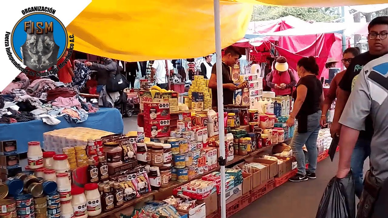 ¡Conoce el tianguis de Santa Cruz Meyehualco! - YouTube
