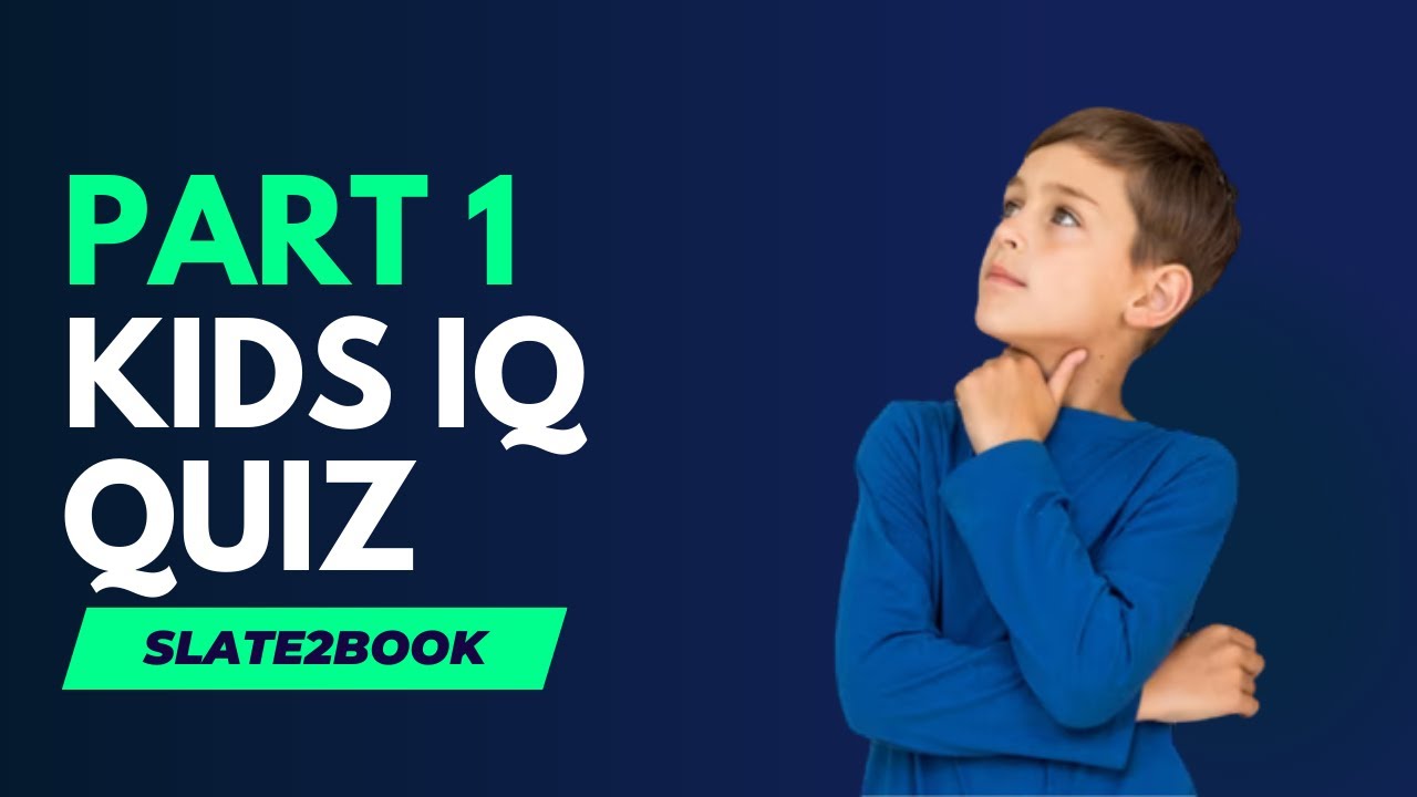 Kids IQ Quiz 1 - YouTube
