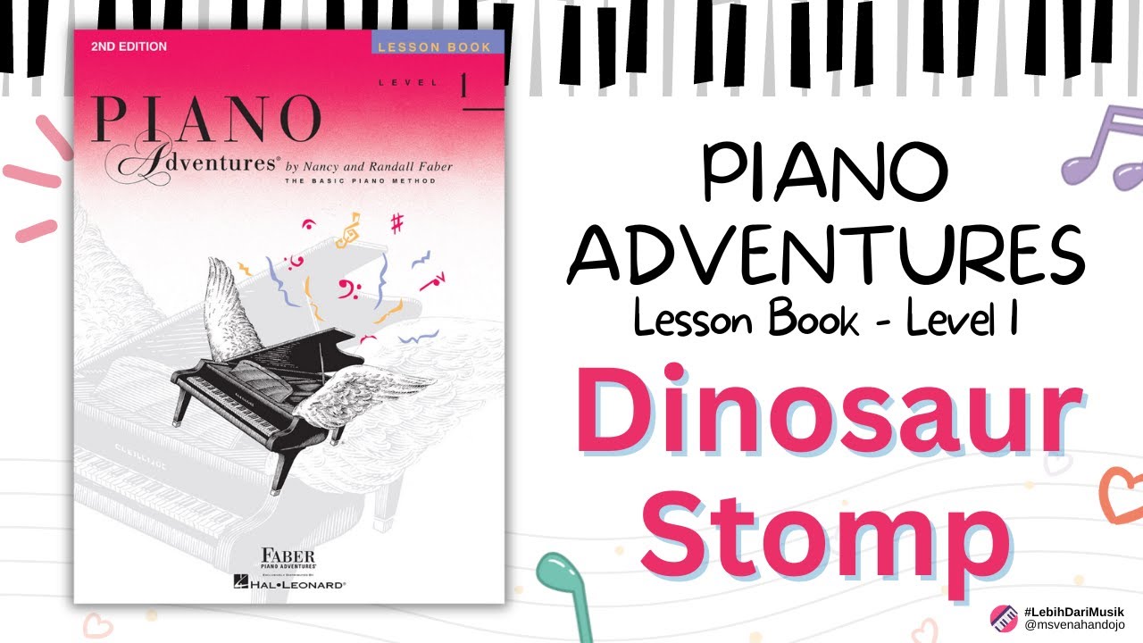 Dinosaur Stomp from Faber Piano Adventures Level 1 - Lesson Book (2nd ...