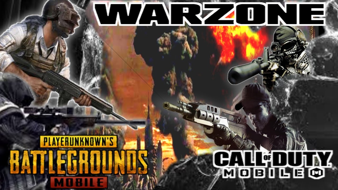 PUBG Mobile Vs Call Of Duty Mobile - Warzone | Gameplay Comparison ...