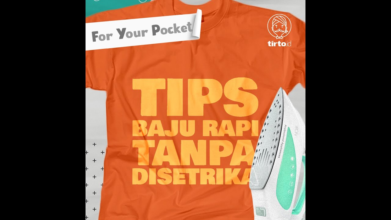 TIPS BAJU RAPI TANPA DISETRIKA - FYP - YouTube