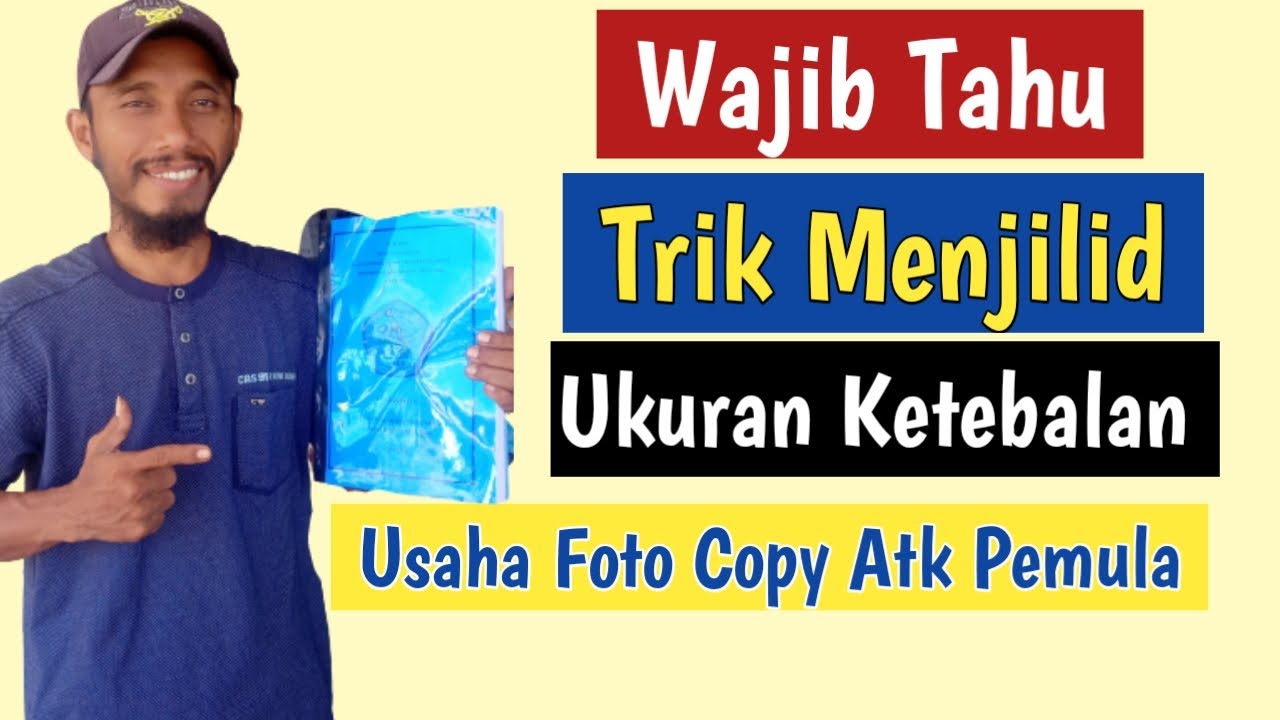 Cara jilid buku/makalah dengan berbagai macam ketebalan, usaha foto ...