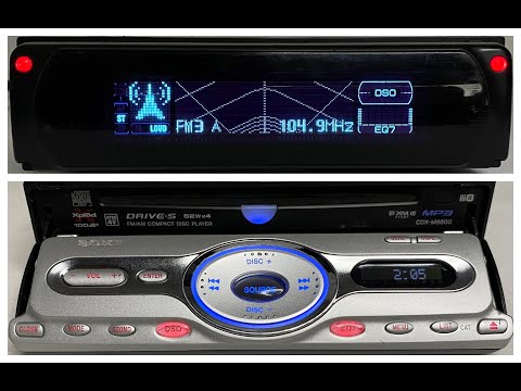 2000s Legendary Sony CDX-M8800 Xplod Car CD Mp3 Player / Testing - YouTube