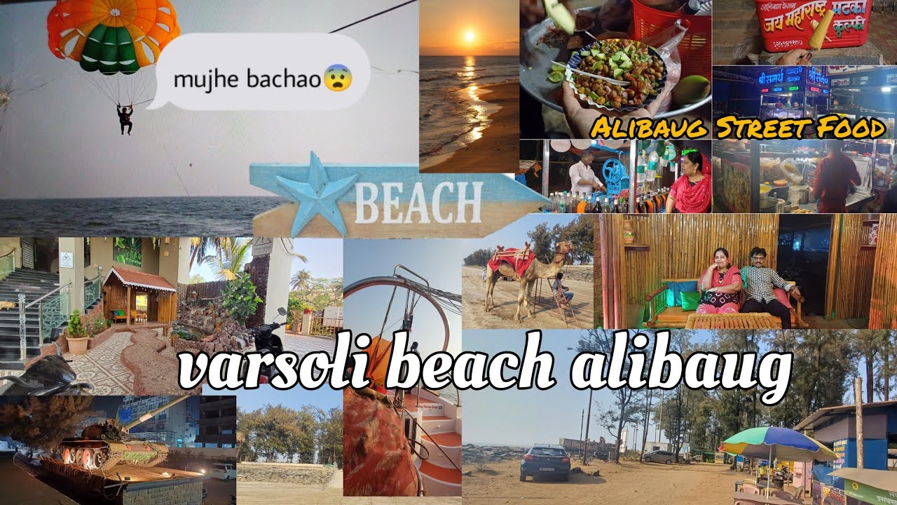 Varsoli Beach Alibaug | First Time Parasailing Experience | Alibaug ...