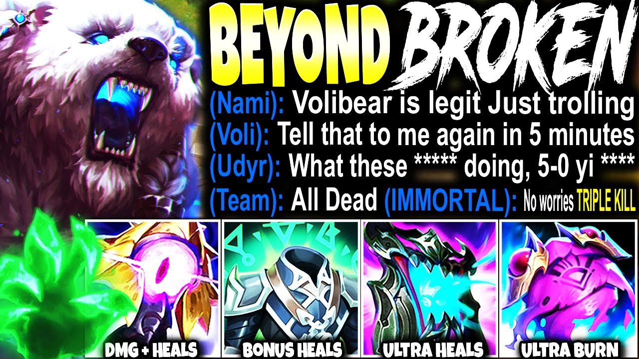 My Toxic Team Said I was a TROLL, but my BEYOND BROKEN VOLIBEAR BUILD ...
