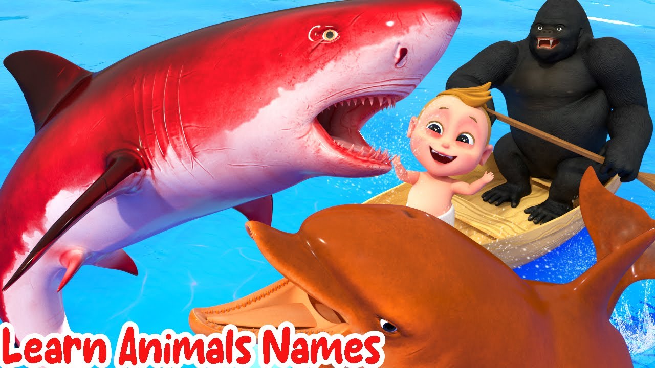 Aquatic Animals for kids | Learn Color with Sea Animals - Educational ...