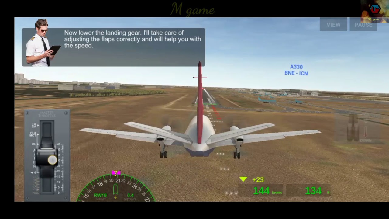 Airline commander -A riyal flight experience game play with M game #2 ...