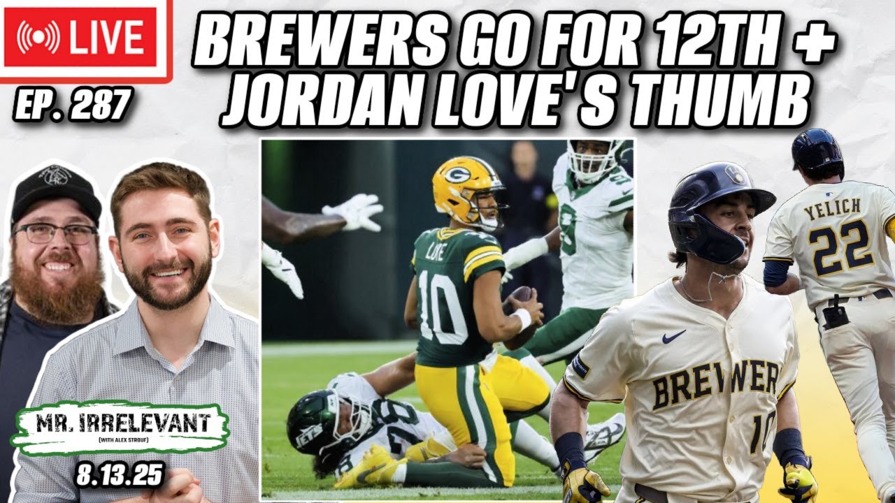 Milwaukee Brewers Can't Stop + Green Bay Packers QB Jordan Love's Thumb ...