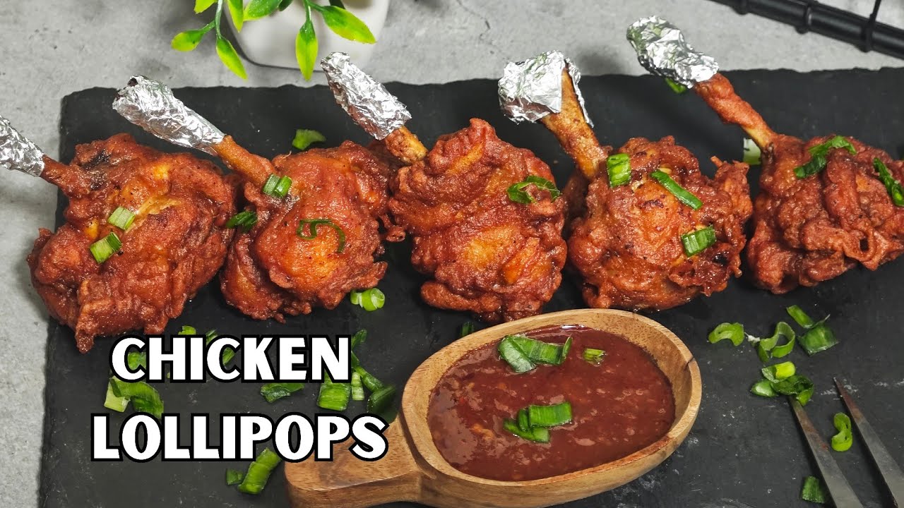 Restaurant Style Chicken Lollipops | Indo Chinese Cuisine | Chicken ...