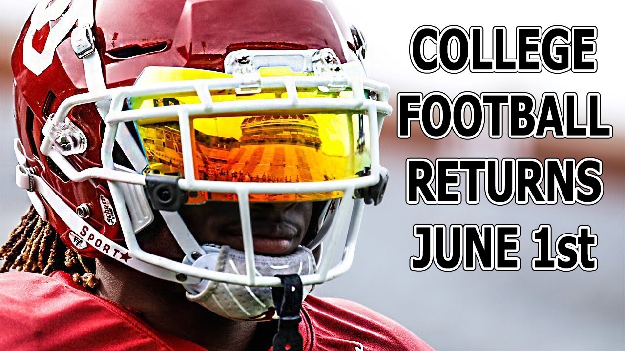College Football Returns June 1st - YouTube
