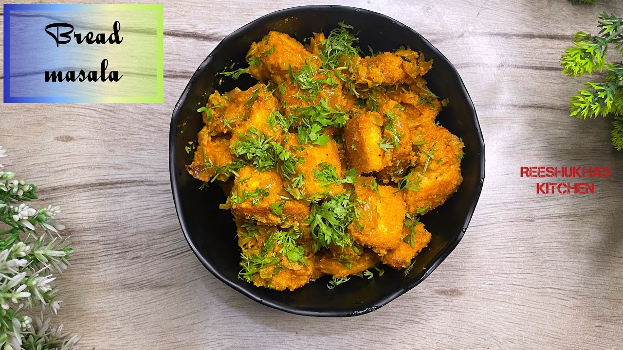 Bread Masala Recipe | Kids Special Evening Snack | Bread Masala in 10 ...