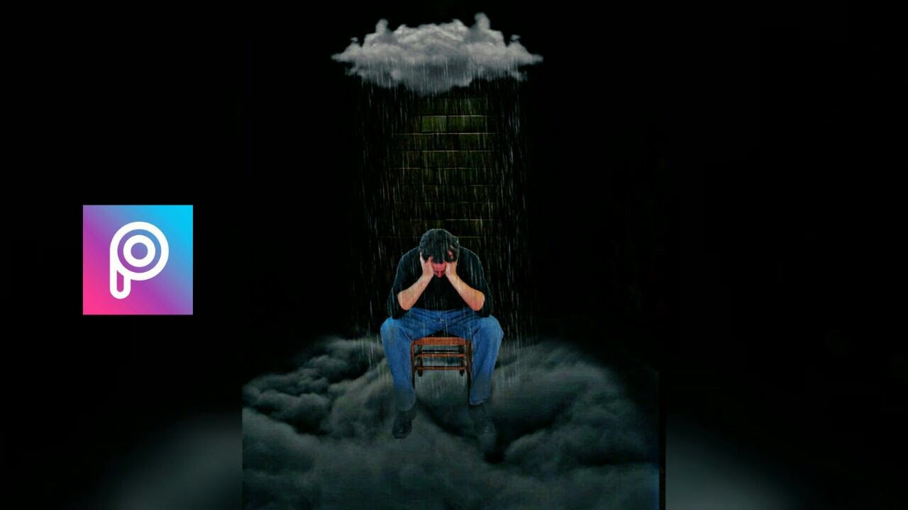 Rain Manipulation In PicsArt | Rain Manipulation Effect | Alone Boy In ...