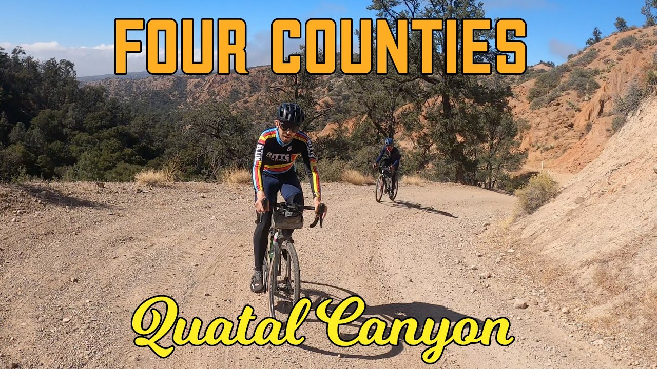 Quatal Canyon & Four Counties of Gravel (4K) - YouTube