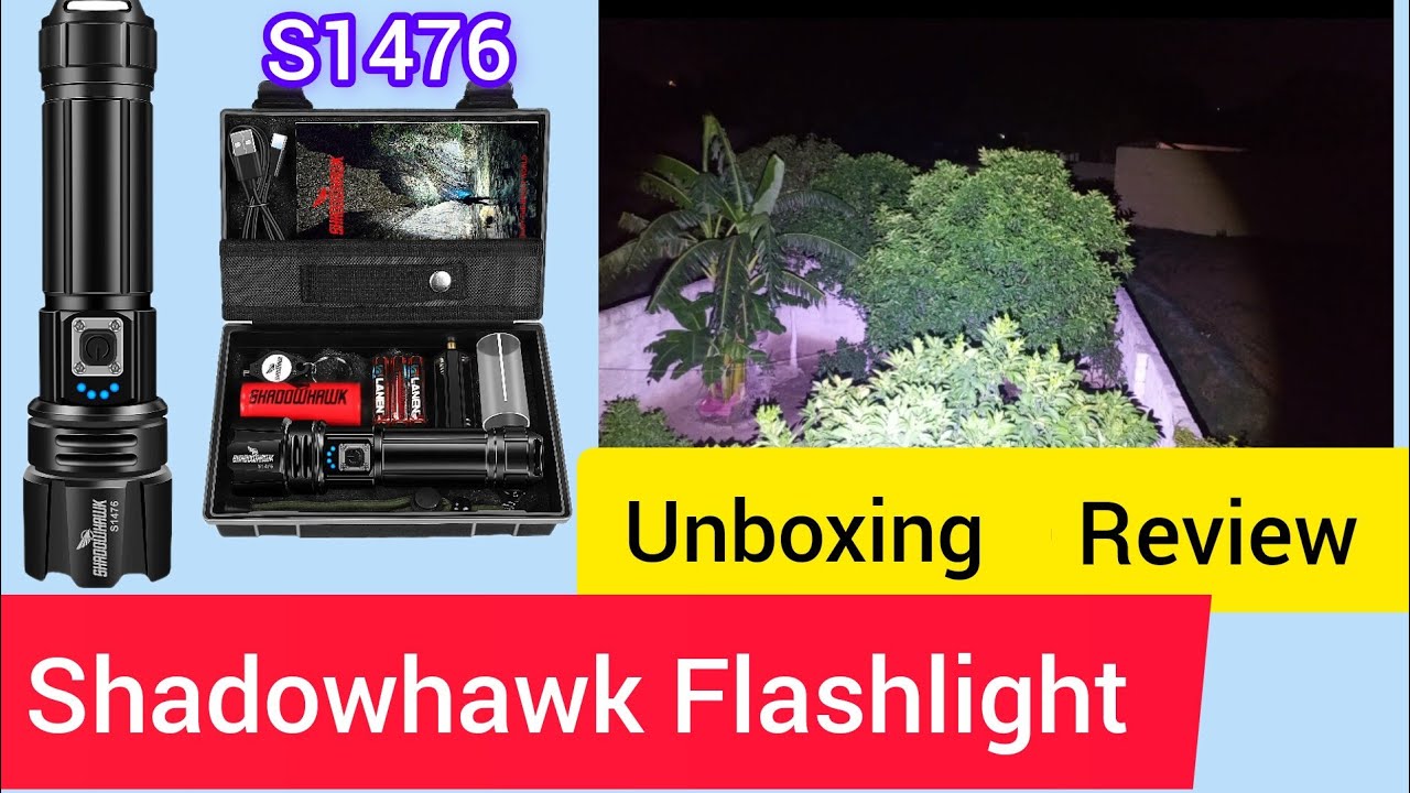 Unboxing Shadowhawk S1476 tactical led light🚨.best tactical led light ...