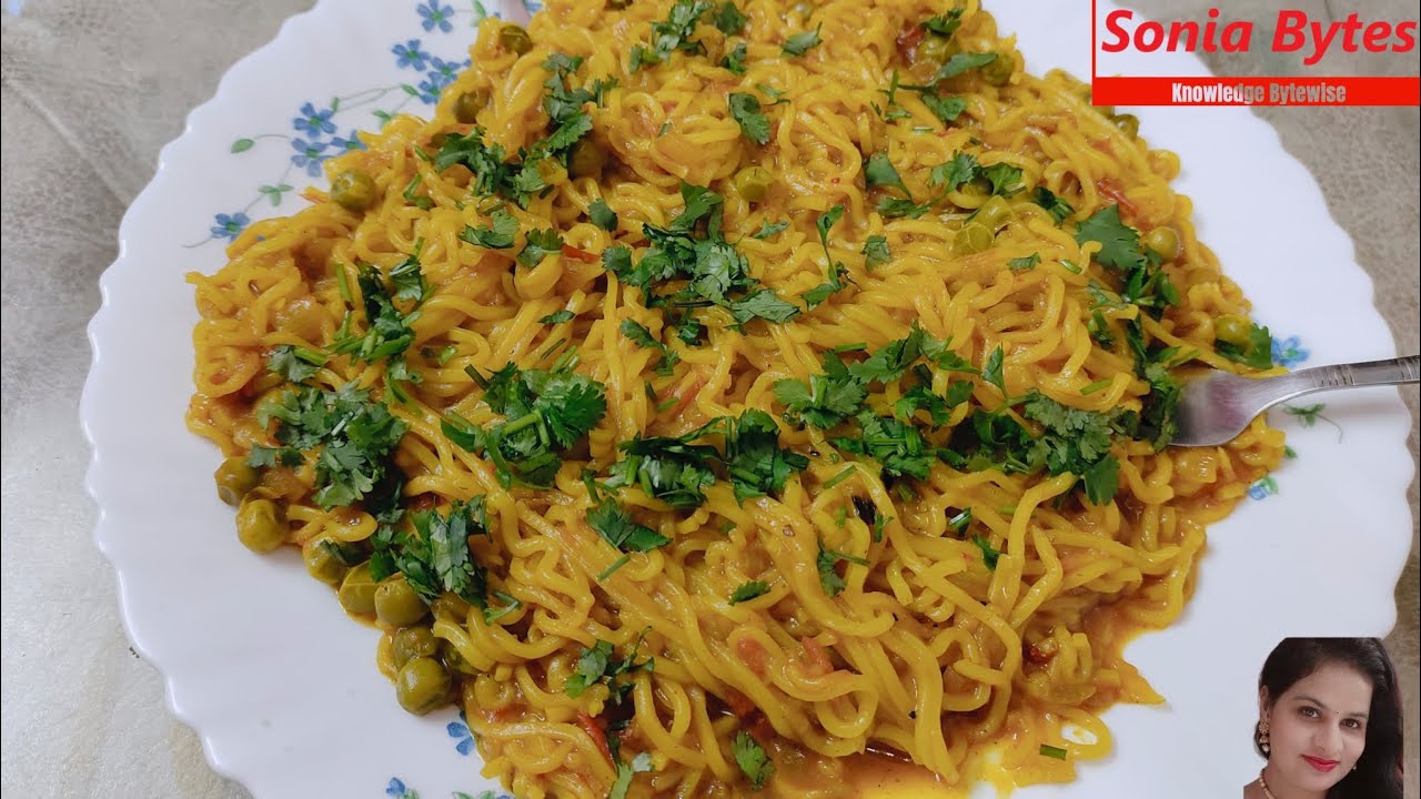 Instant Veggie Maggie Noodles At Home | Maggie Recipe At Home - YouTube