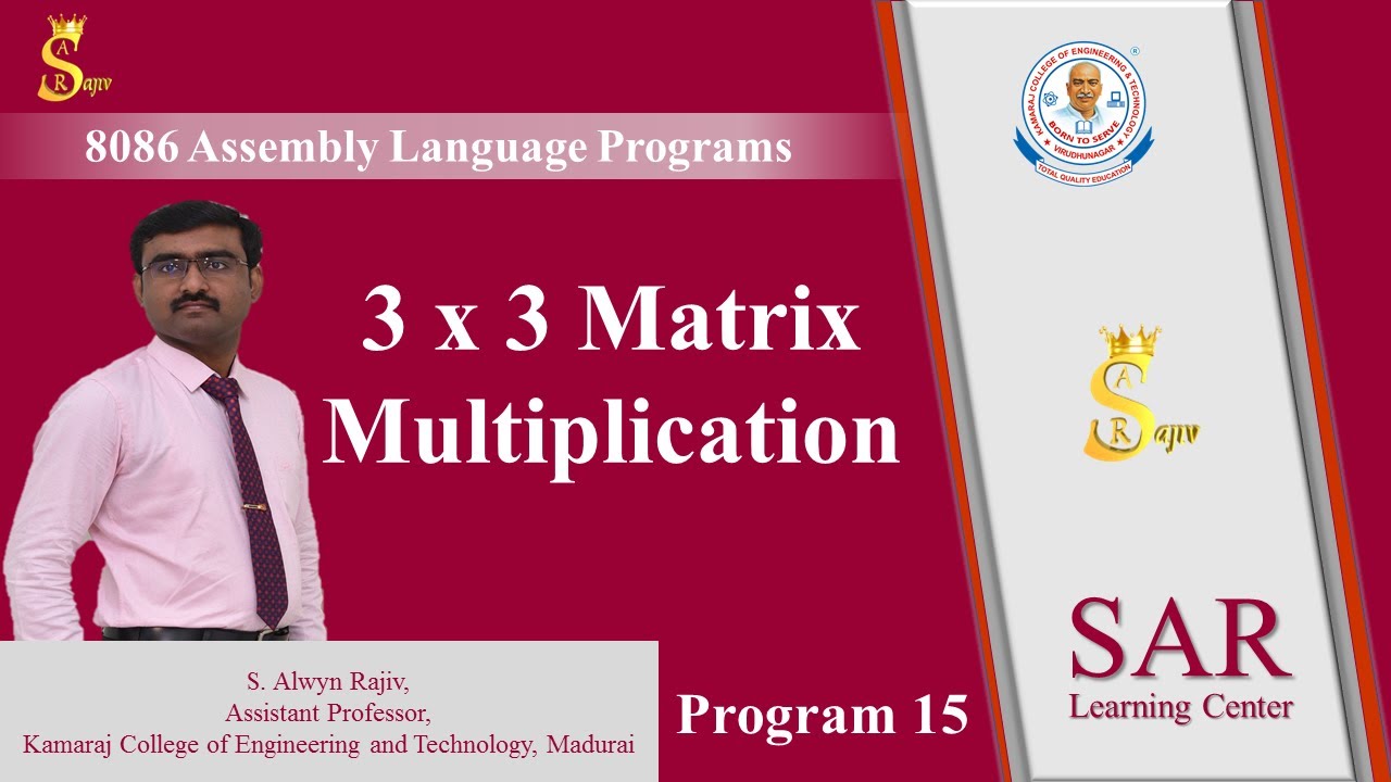 Program 15 3x3 Matrix Multiplication 8086 Assembly Language Program program-15-3x3-matrix-multiplication-8086-assembly-language-program