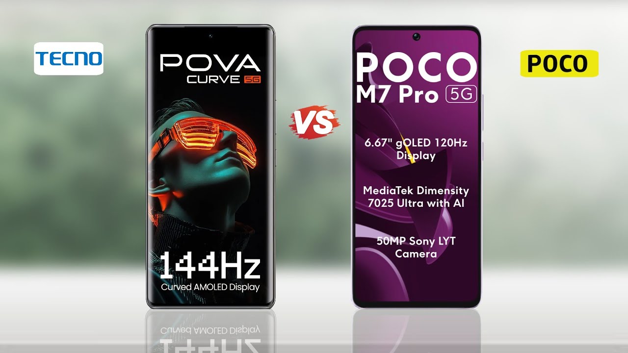 Tecno Pova Curve 5g vs Poco M7 Pro 5g || Full Comparison - YouTube