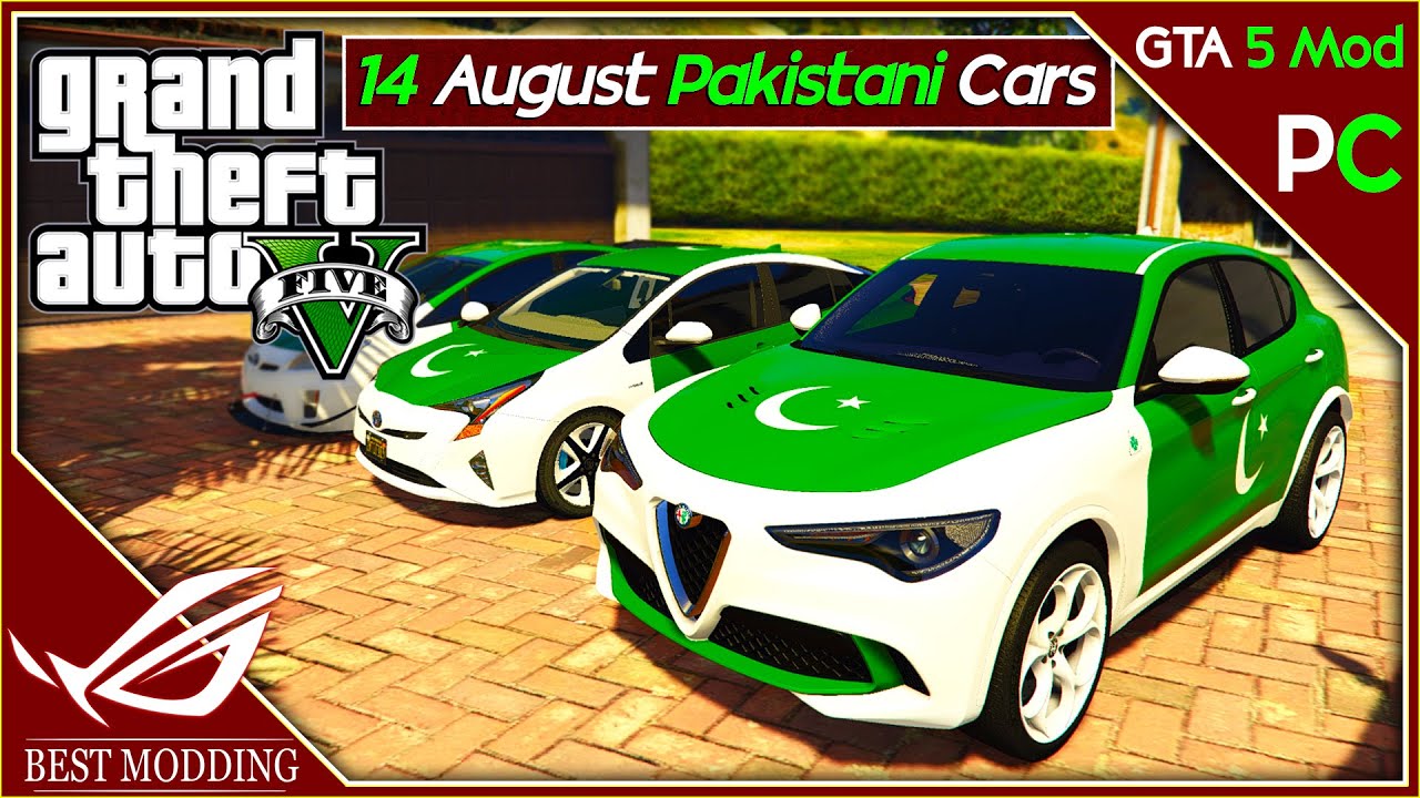 Special 14 August Pakistani Cars / Independence Day Of GTA 5 Pakistan ...