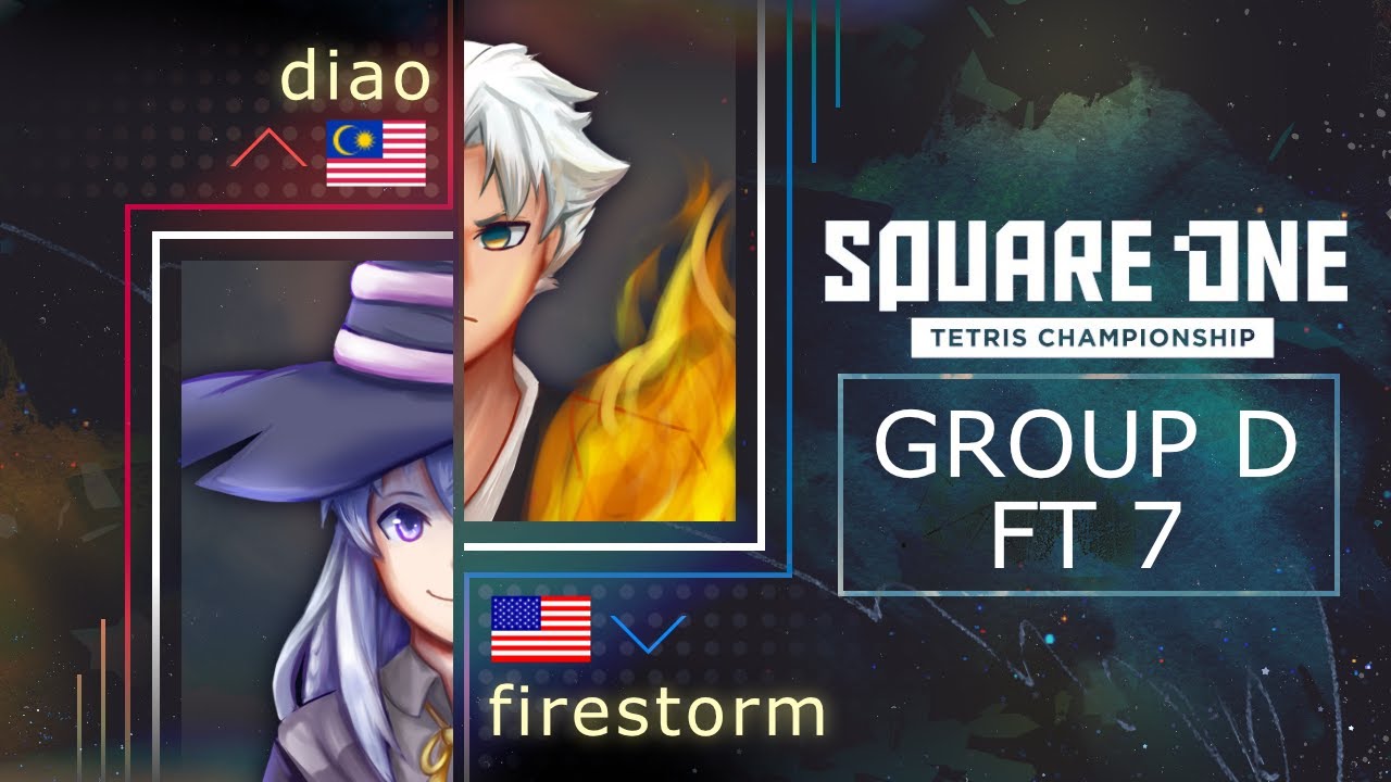 Diao vs Firestorm - Group D - Square One Tetris Championship 2022 - YouTube
