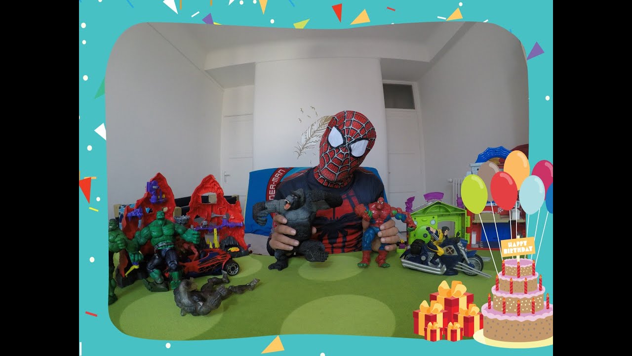 SPIDERMAN AVENGERS HULK PLAY SUPERHEROES FIGURES TOYS CKN TOYS - YouTube