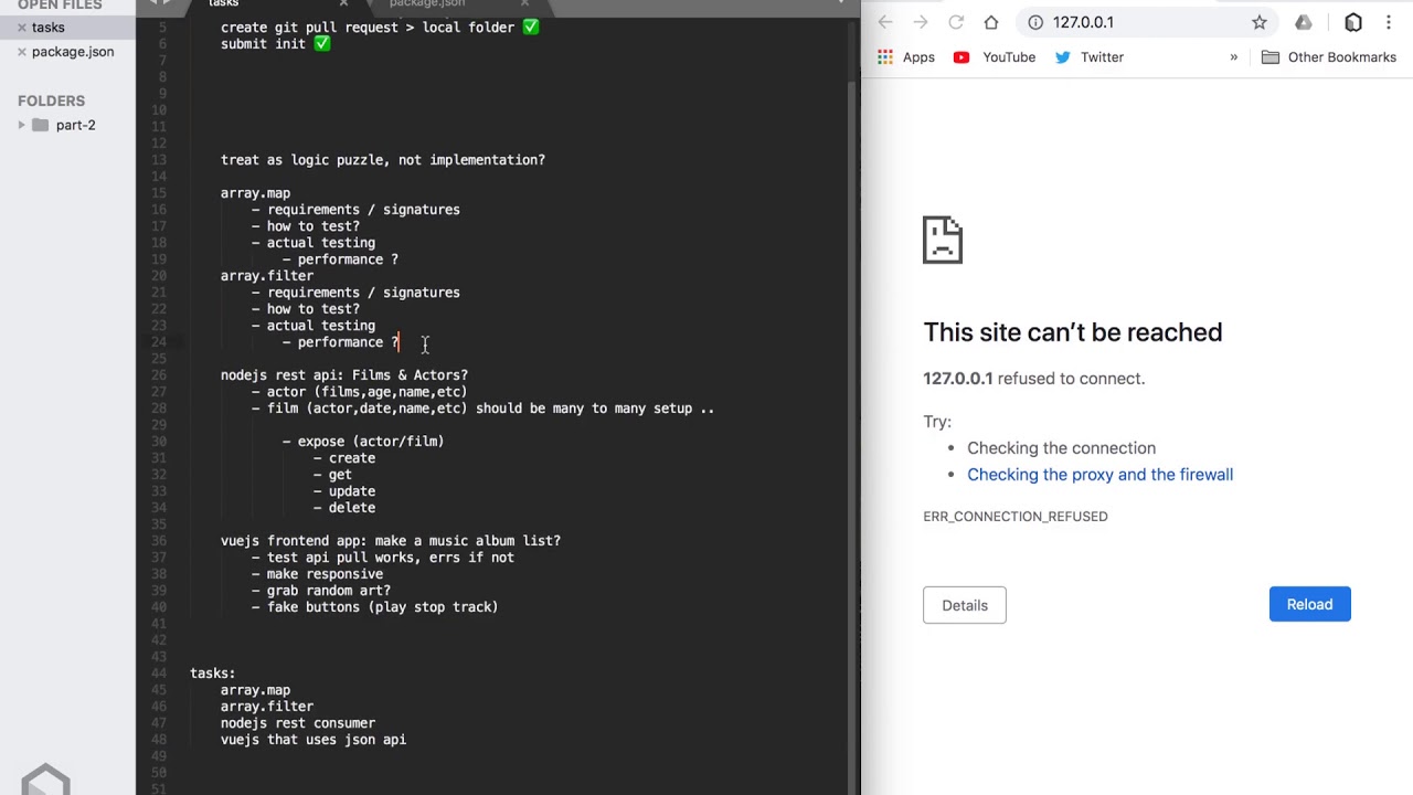 Day 291 To Becoming A Web Developer Indie Javascript Node Webdev Youtube