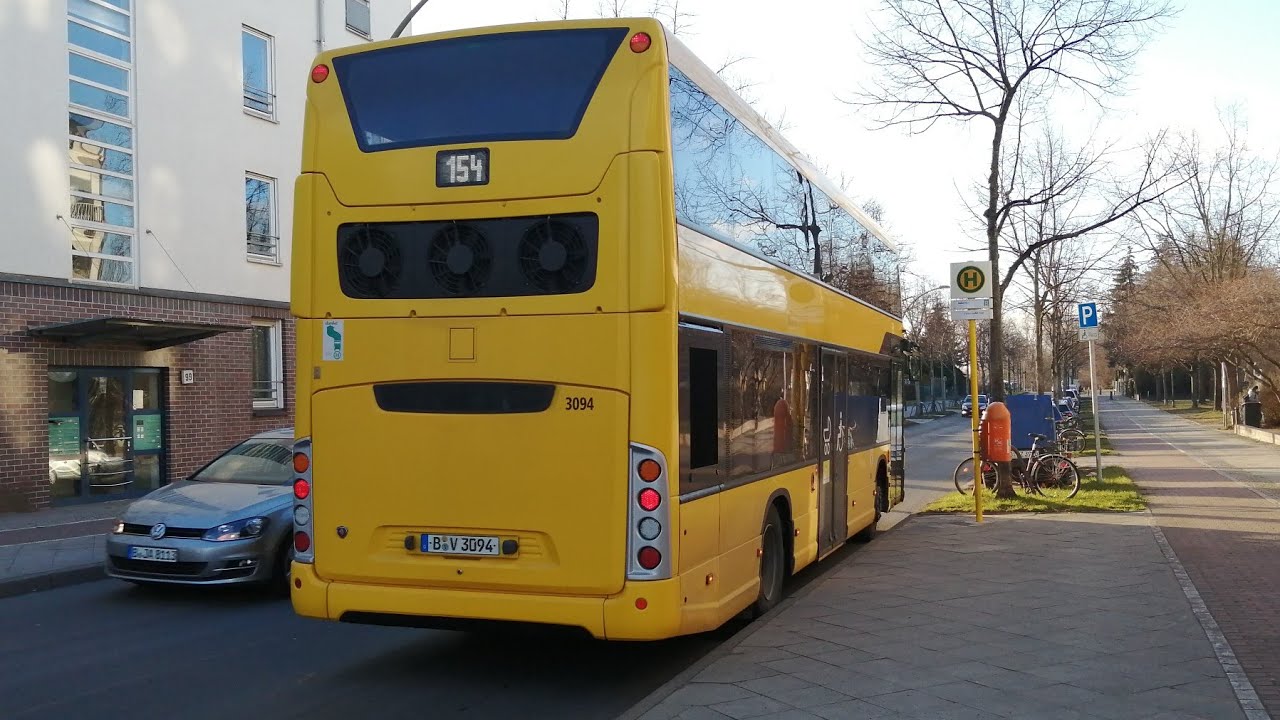 Bus Mitfahrt von U Elsterwerdaar Platz bis Aubertstraße im Scania DN 15 ...