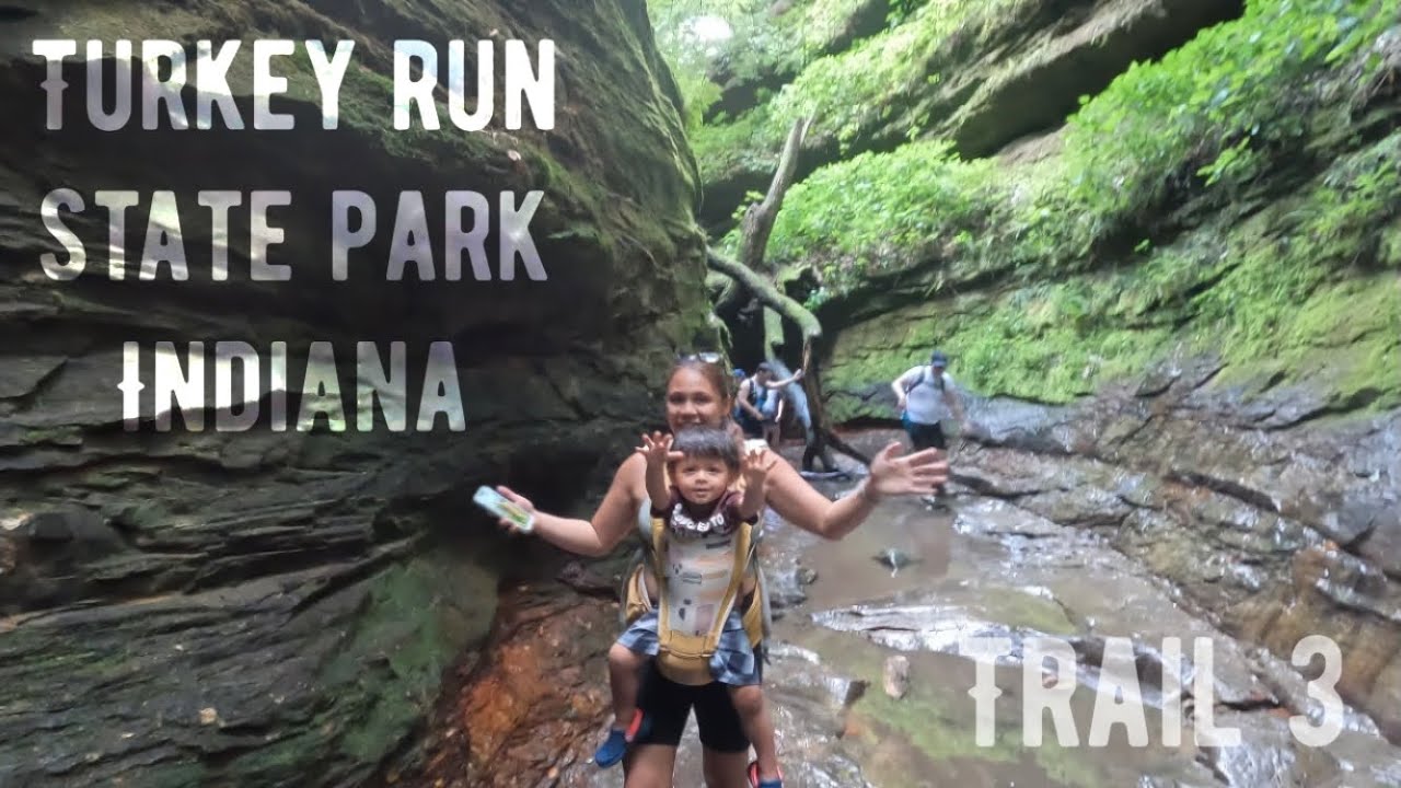 Trail 3 @ Turkey Run state park Indiana - YouTube