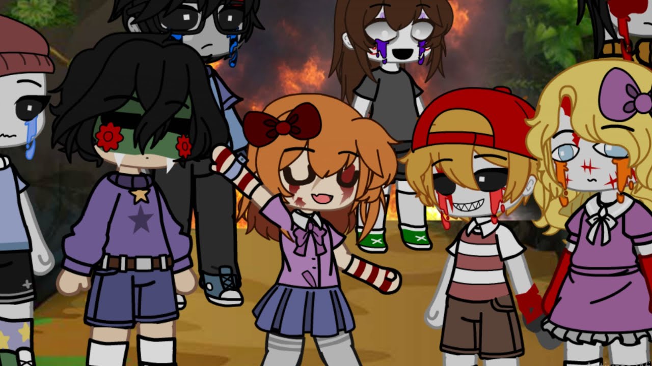 they call themselves the fnaf kids//fnaf//MC + elizabeth and cc - YouTube