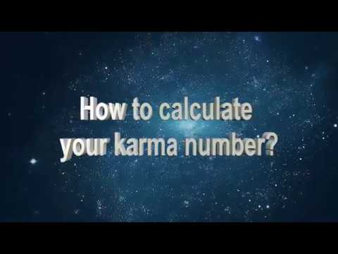 How to calculate karma number - learn in 60 seconds - YouTube