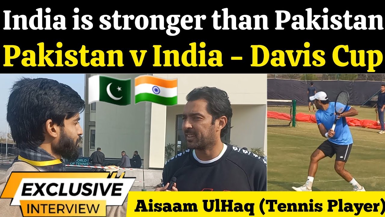 EXCLUSIVE: Interview of Aisaam UlHaq (Pakistan Tennis Player) on Davis ...