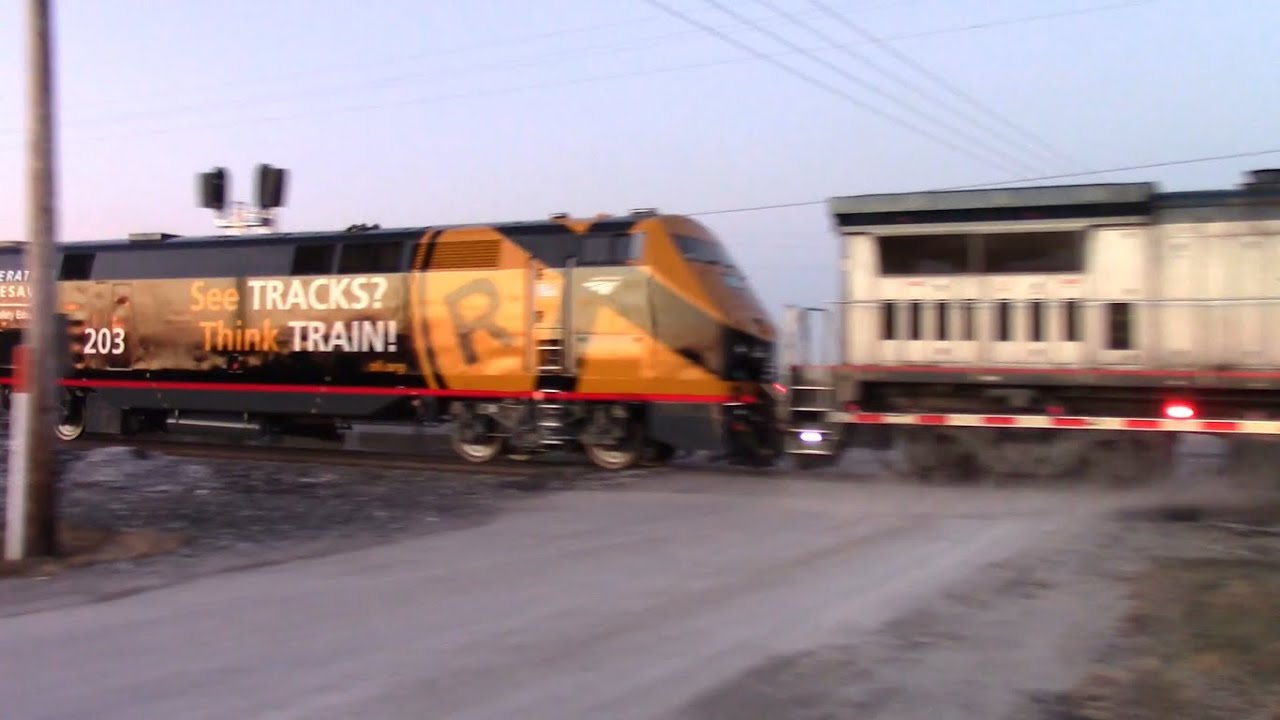 AMTK 51 w/ AMTK 518, AMTK 203 (Newly Painted OLS Unit!), & AMTK 176 at ...