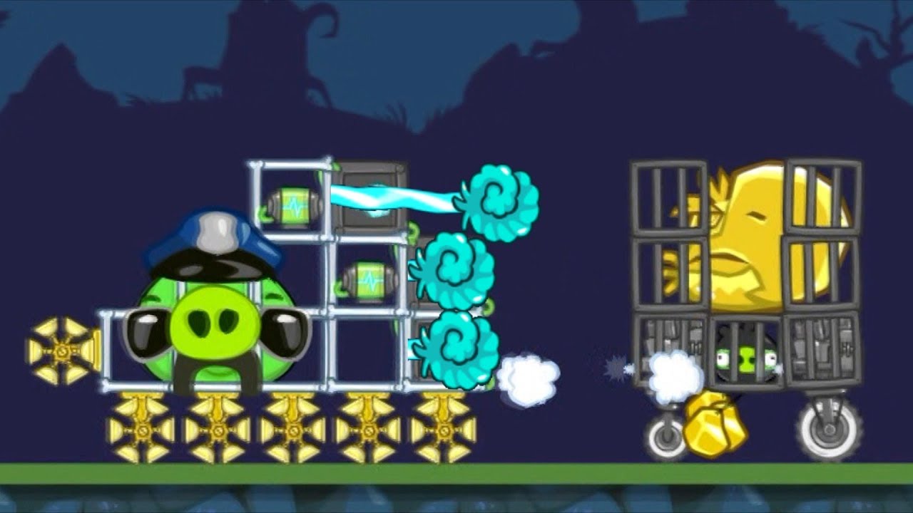 Bad Piggies - POLICE SHOOT THE THIEF (Police Tank Edition) - YouTube