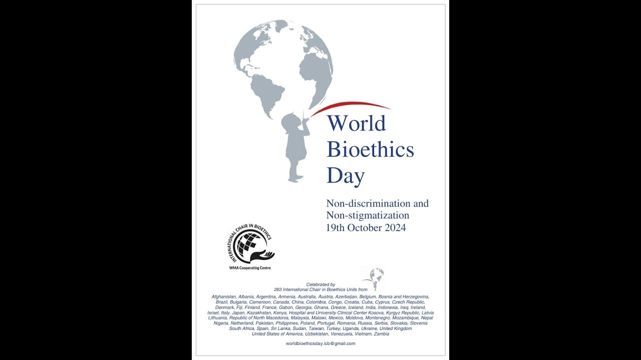 WORLD BIOETHICS DAY WEBINAR SUNDAY 19 OCTOBER 2024 - YouTube