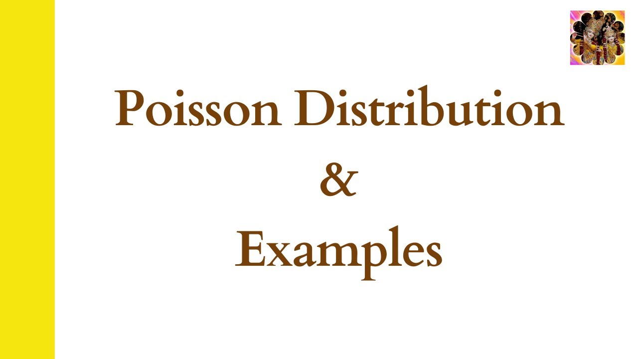 Poisson Distribution|| Solved examples of Poisson distribution ...