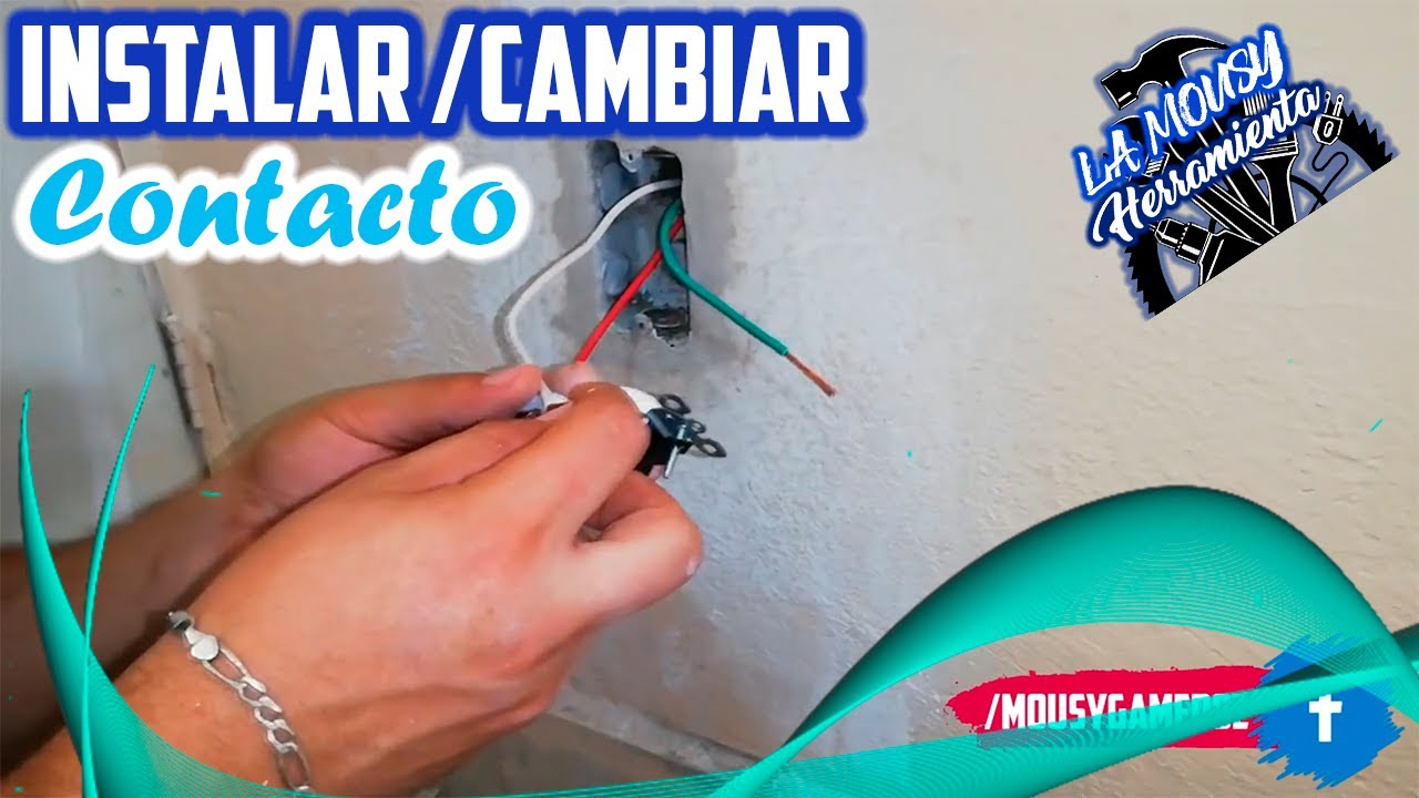 Como Instalar Contacto Electrico en Pared Facilmente! 😎👌 - YouTube