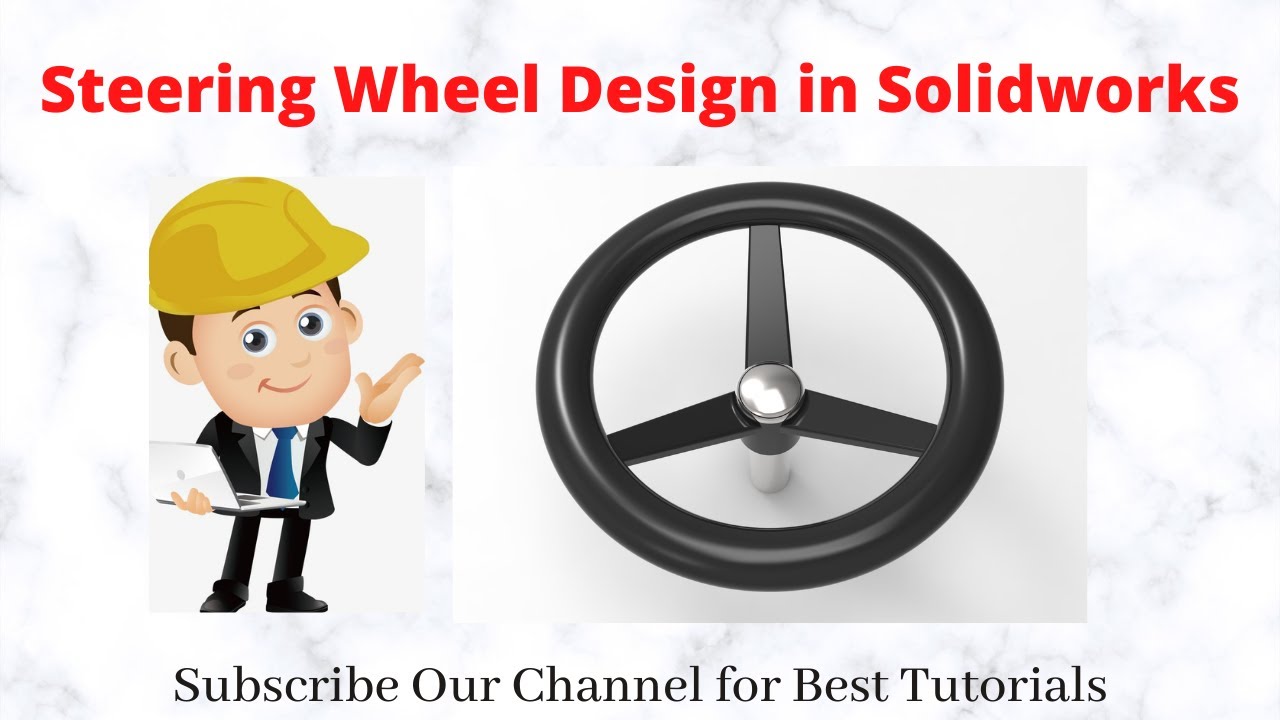 Solidworks Practice Tutorials| Steering Wheel - YouTube
