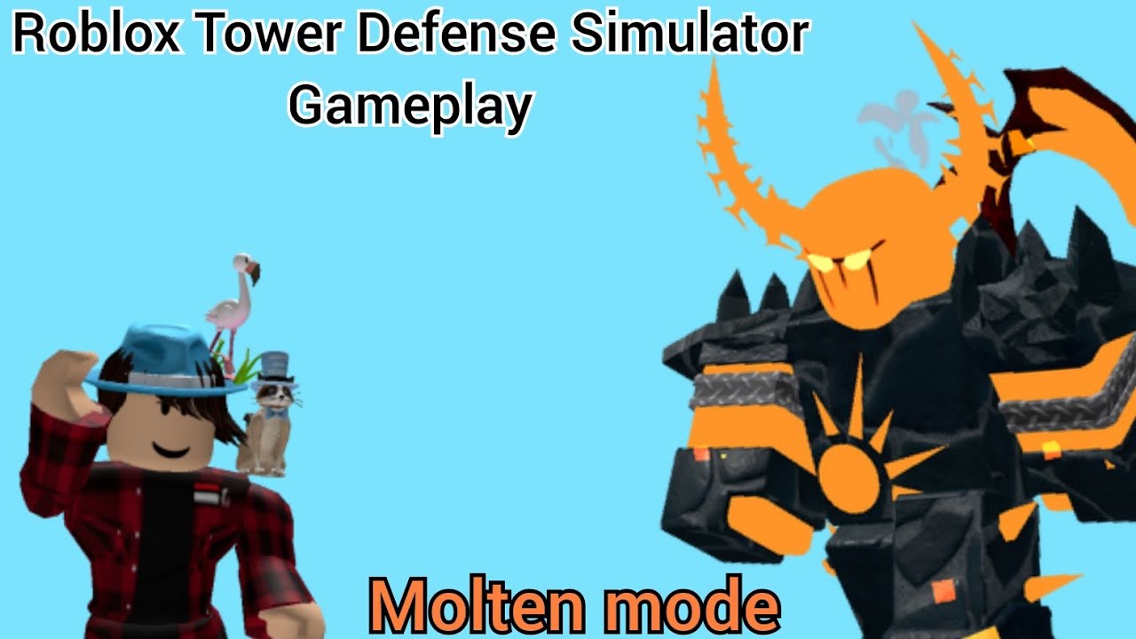 Roblox Tower Defense Simulator Gameplay (Molten mode) - YouTube