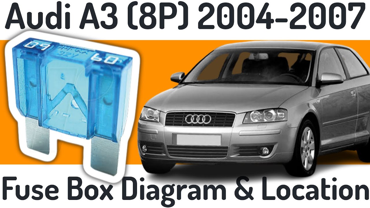 Audi A3 (8P) 2004-2007 | Fuse Box Diagram & Location - YouTube