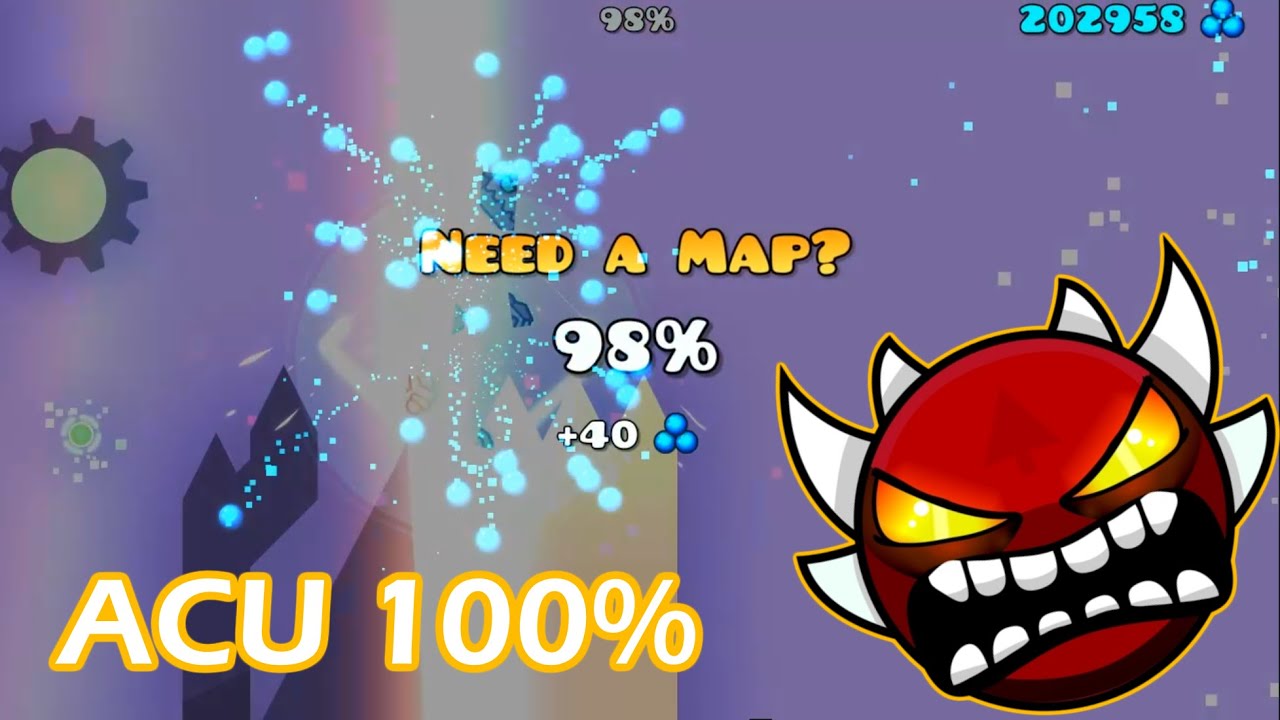 ACU 100% [FIRST EXTREME DEMON] | Geometry Dash - YouTube