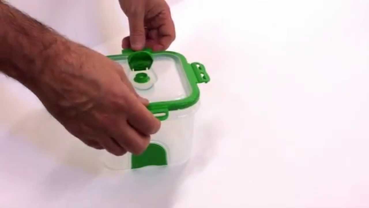 Sealing your Pac N Vac container - YouTube