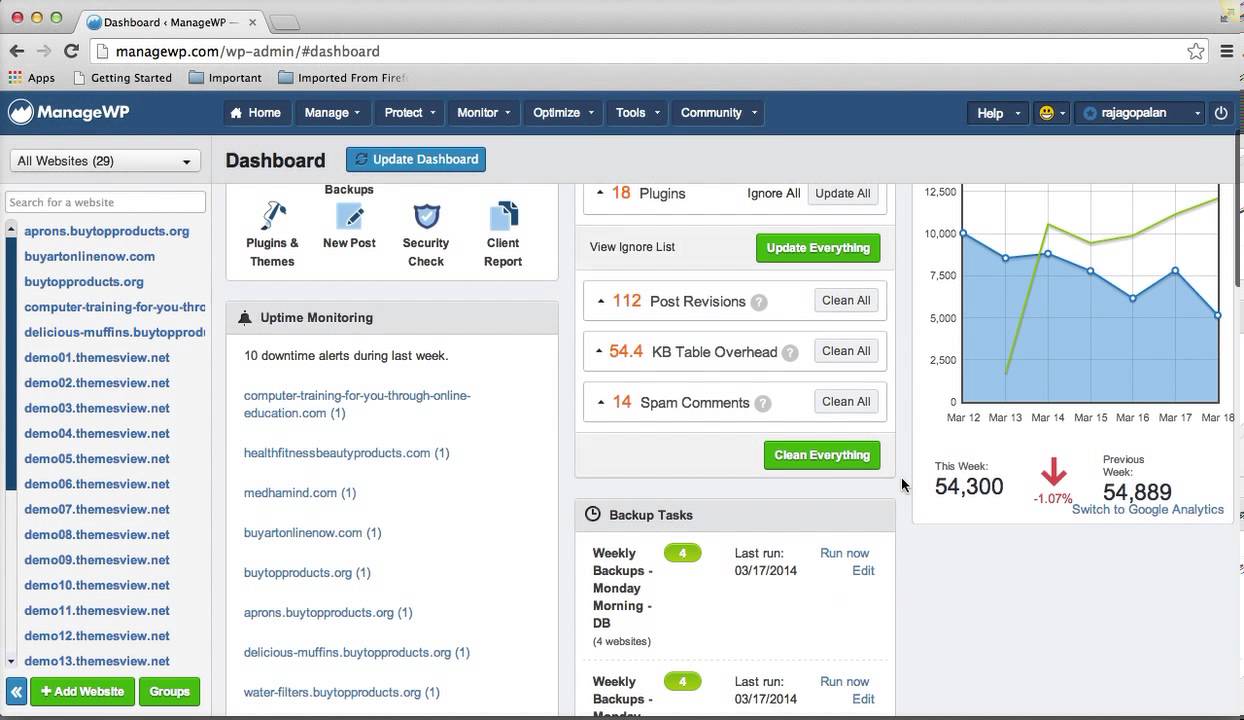 ManageWP: Video Introduction To A Superior Multiple Website Management ...