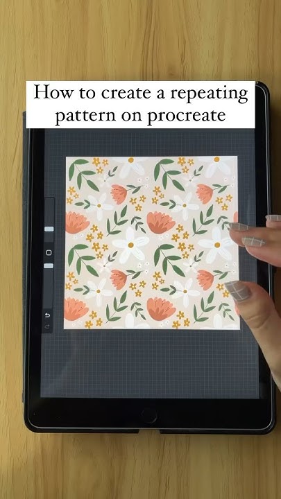 How to make a repeating pattern on procreate! 💗 #digitalart # ...
